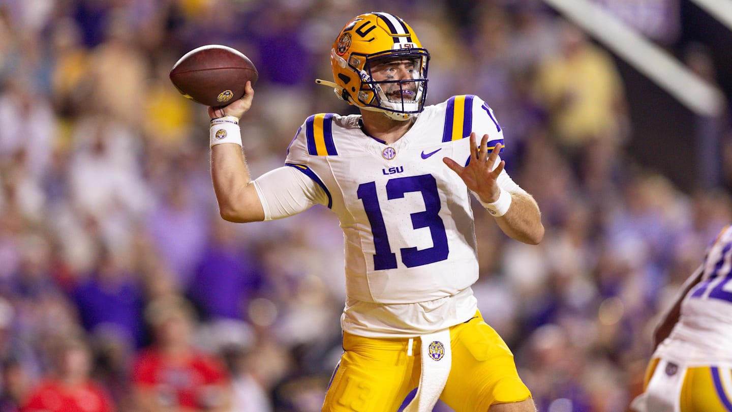 LSU QB Garrett Nussmeier Receives NFL Comparison, Cruising Up NFL Draft ...