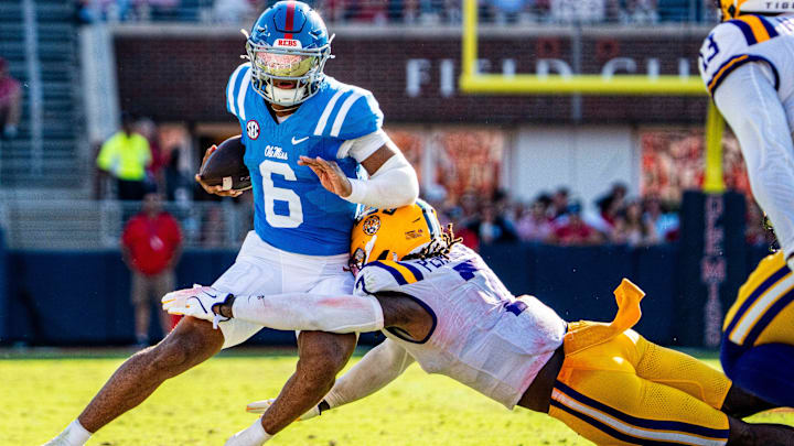 Ole Miss Football Quarterback Trinidad Chambliss Named AP National Player of the Week