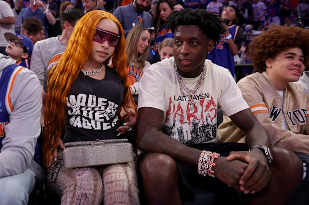 Sauce Gardner's Ice Spice breakup confirmed spotted with model on Colts ...