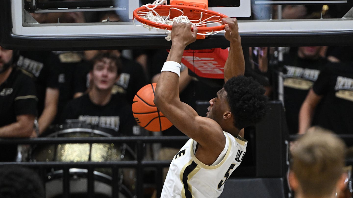 WATCH: Purdue's Myles Colvin Opens Game with Steal, Breakaway Dunk vs ...