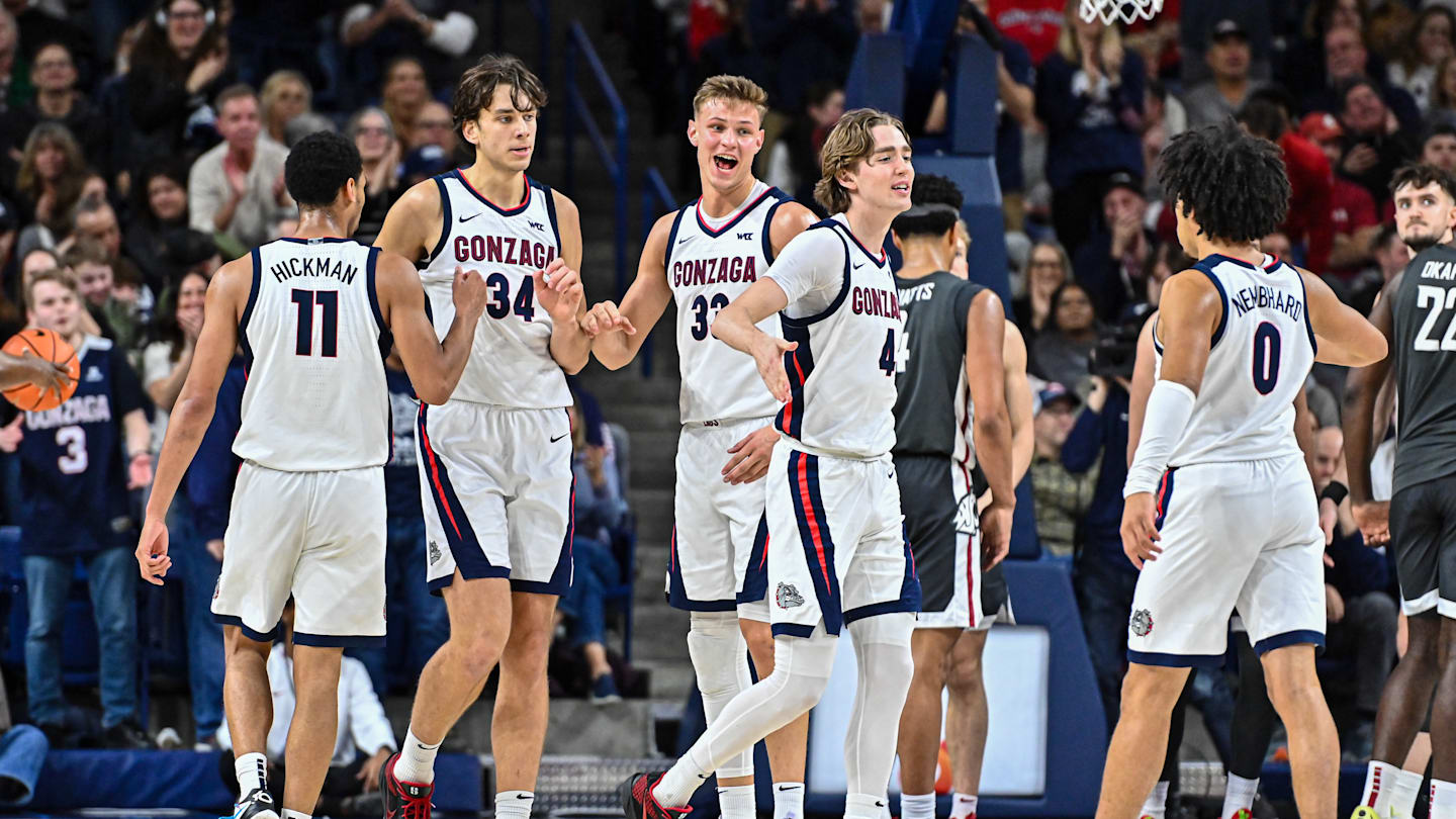 Men s college basketball rankings Gonzaga trending upward in AP Top 25 poll