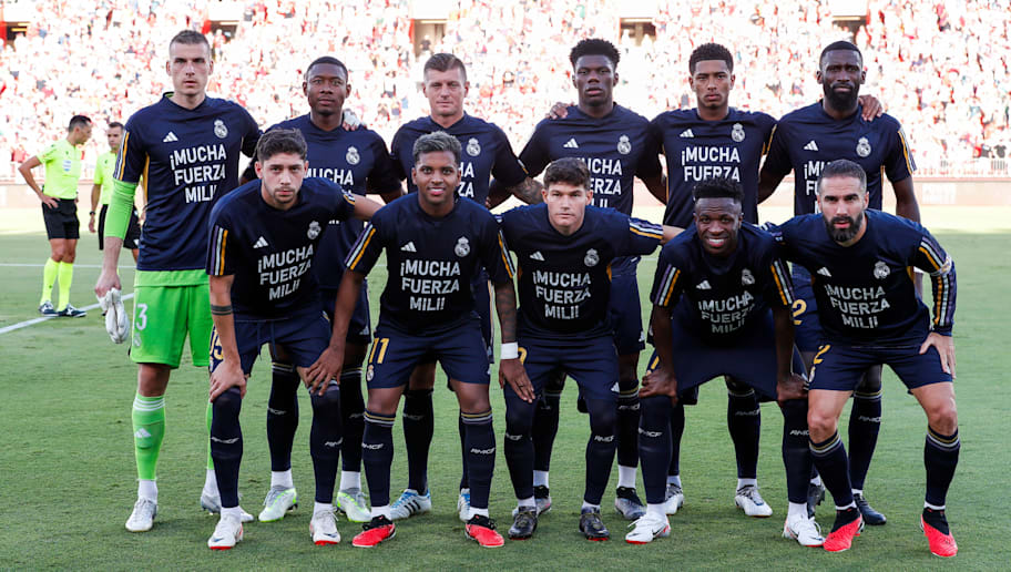 Real Madrid squad ratings on EA Sports FC 24