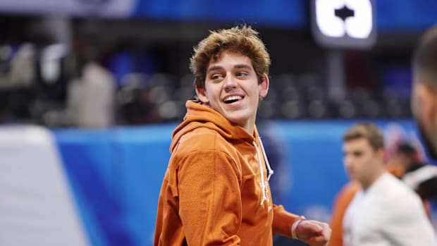 Texas Longhorns QB Arch Manning Shares Advice From Quinn Ewers