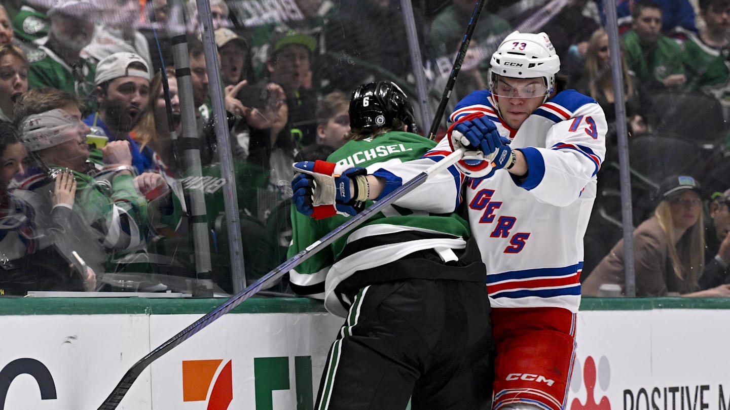 New York Rangers' Matt Rempe Suspended for Illegal Hit