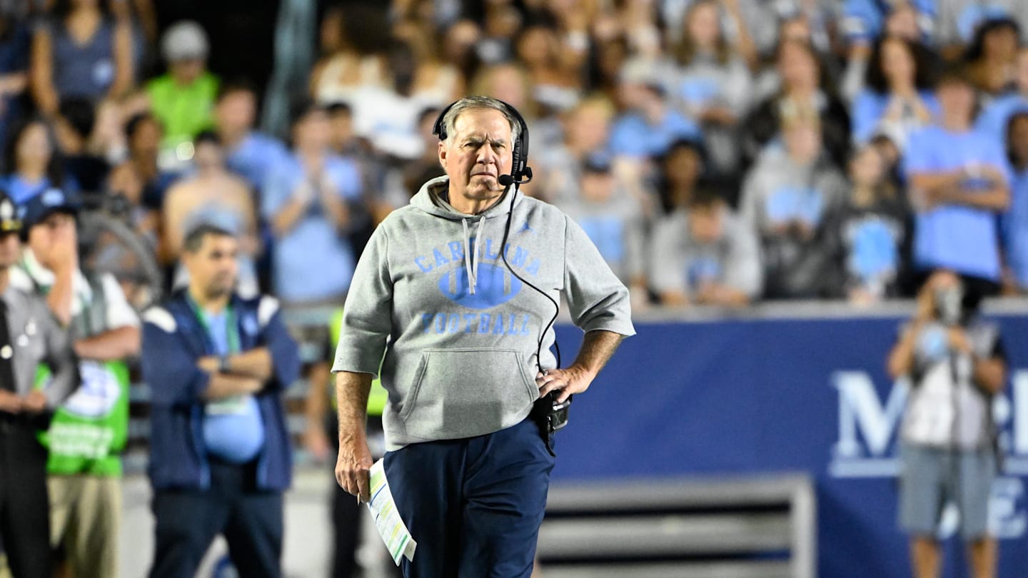 One Sad Stadium Photo of Bill Belichick's UNC Coaching Debut Said It All