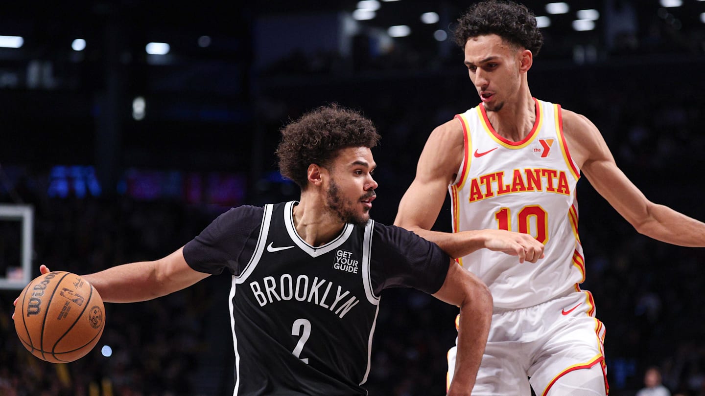 New Blockbuster Three-Team Trade Proposal Sends Claxton to Warriors, Hawks Add Cam Johnson, Nets ...