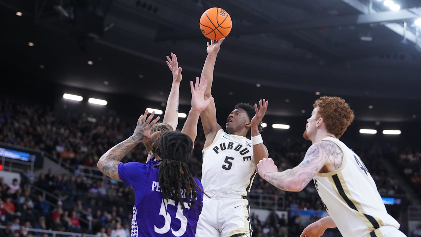 Purdue's Colvin, Heide Go Back-to-Back on Putback Slams vs. High Point