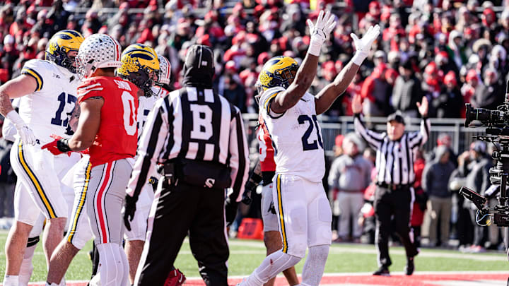 Kalel Mullings is the latest Michigan Football RB to dominate Ohio State