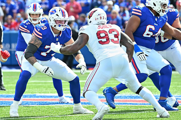 Buffalo Bills' head coach gives update on injured Spencer Brown's ...