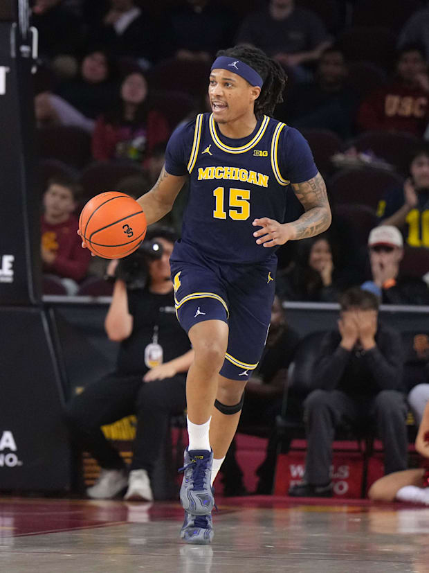 Michigan HC Dusty May explains decision to bench Roddy Gayle Jr. from ...