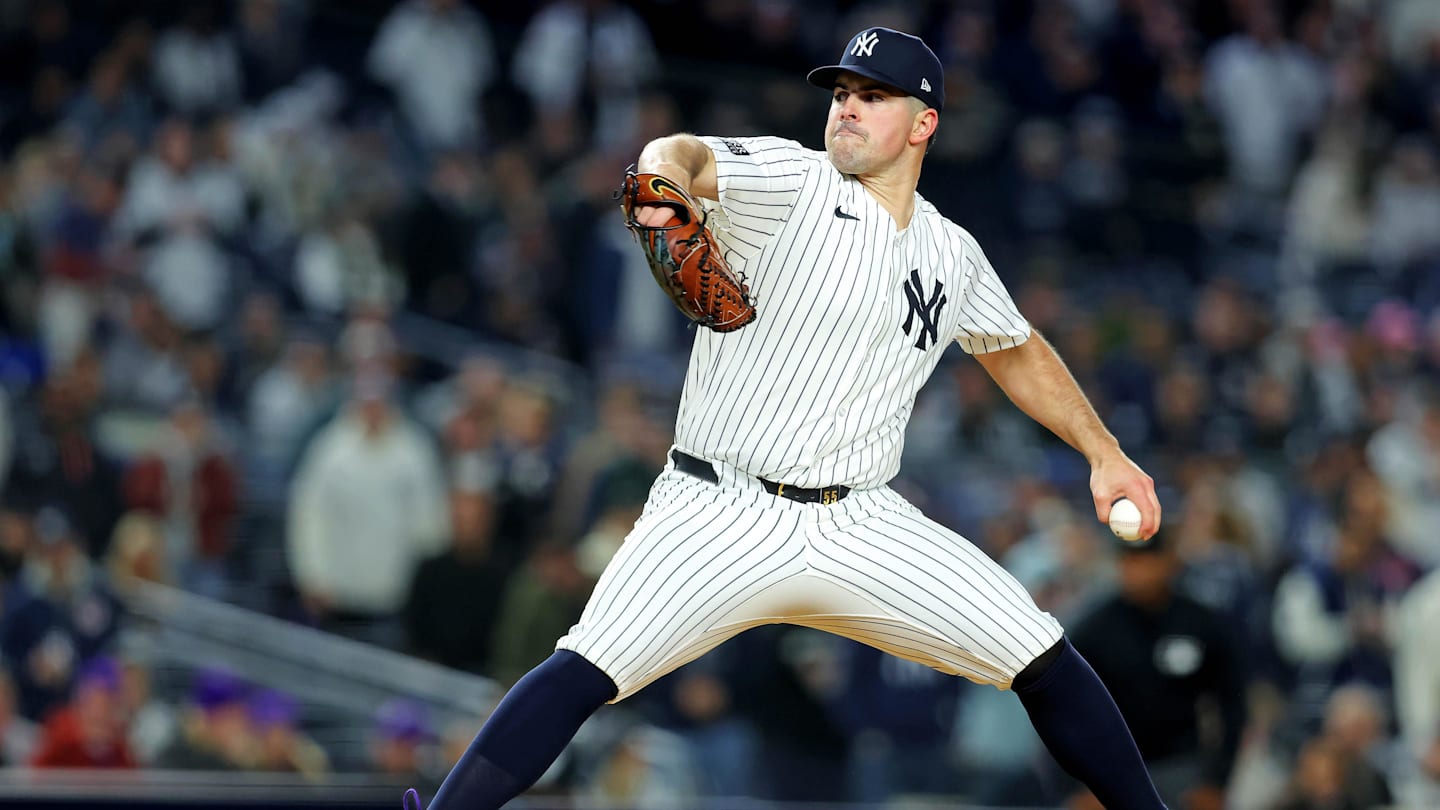 Yankees' Carlos Rodón Earns First Career Postseason Win