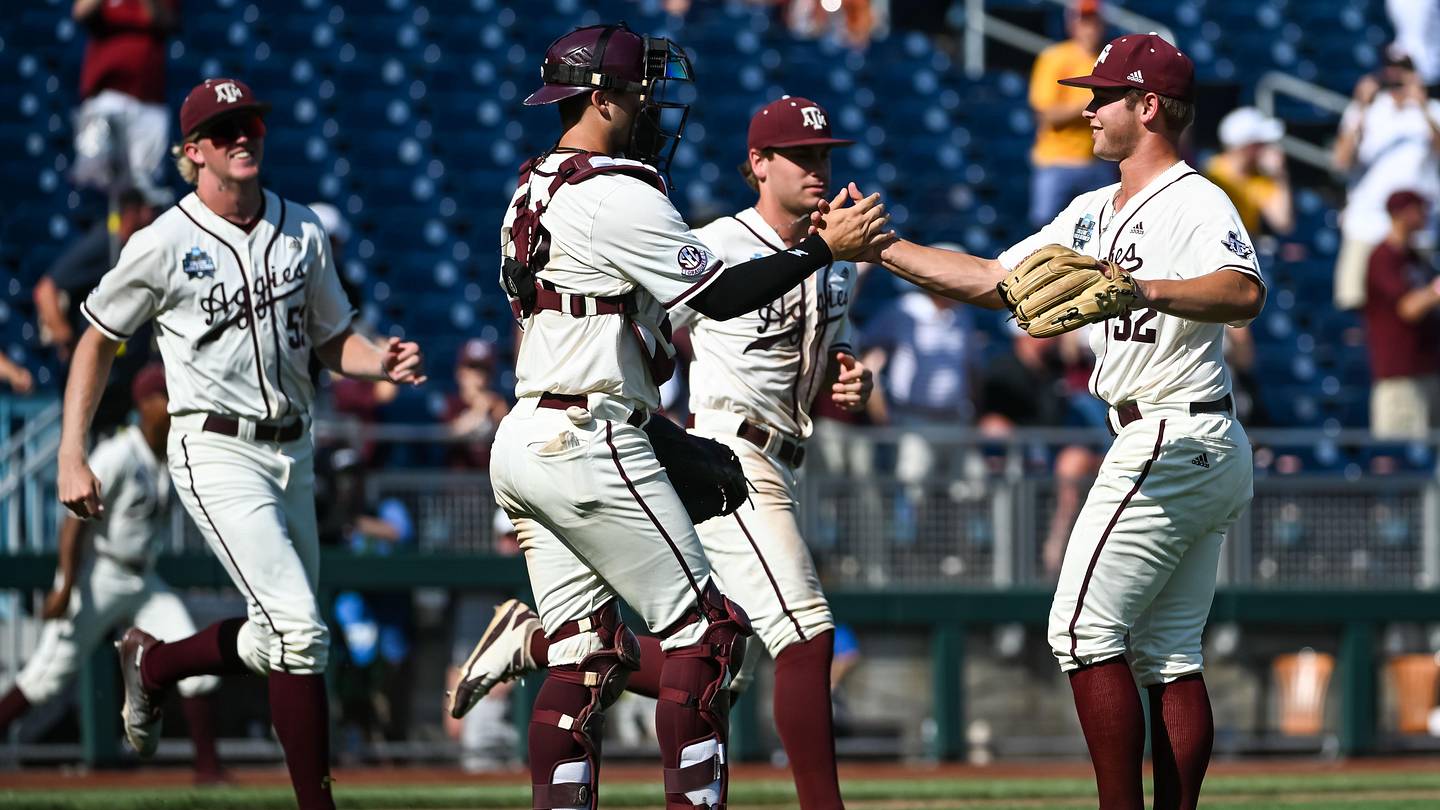 Aggie Pitcher Dominants in MLB Draft League.