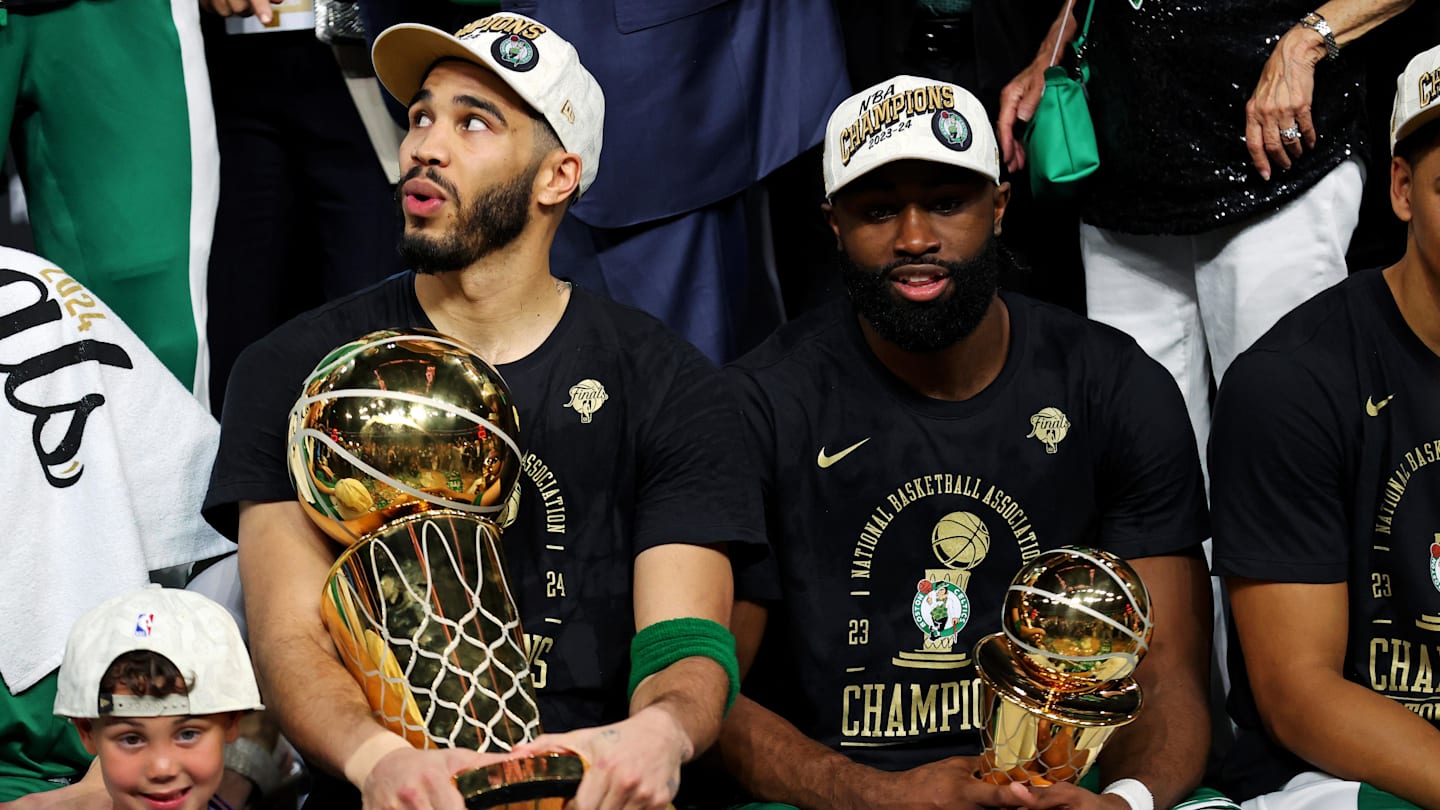 Tatum, Brown Discuss Celtics' Title Defense: 'Even More Motivated'