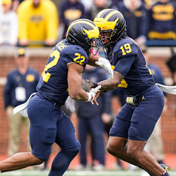 Michigan Football's 2024 Running Backs Led By Donovan Edwards, Kalel ...