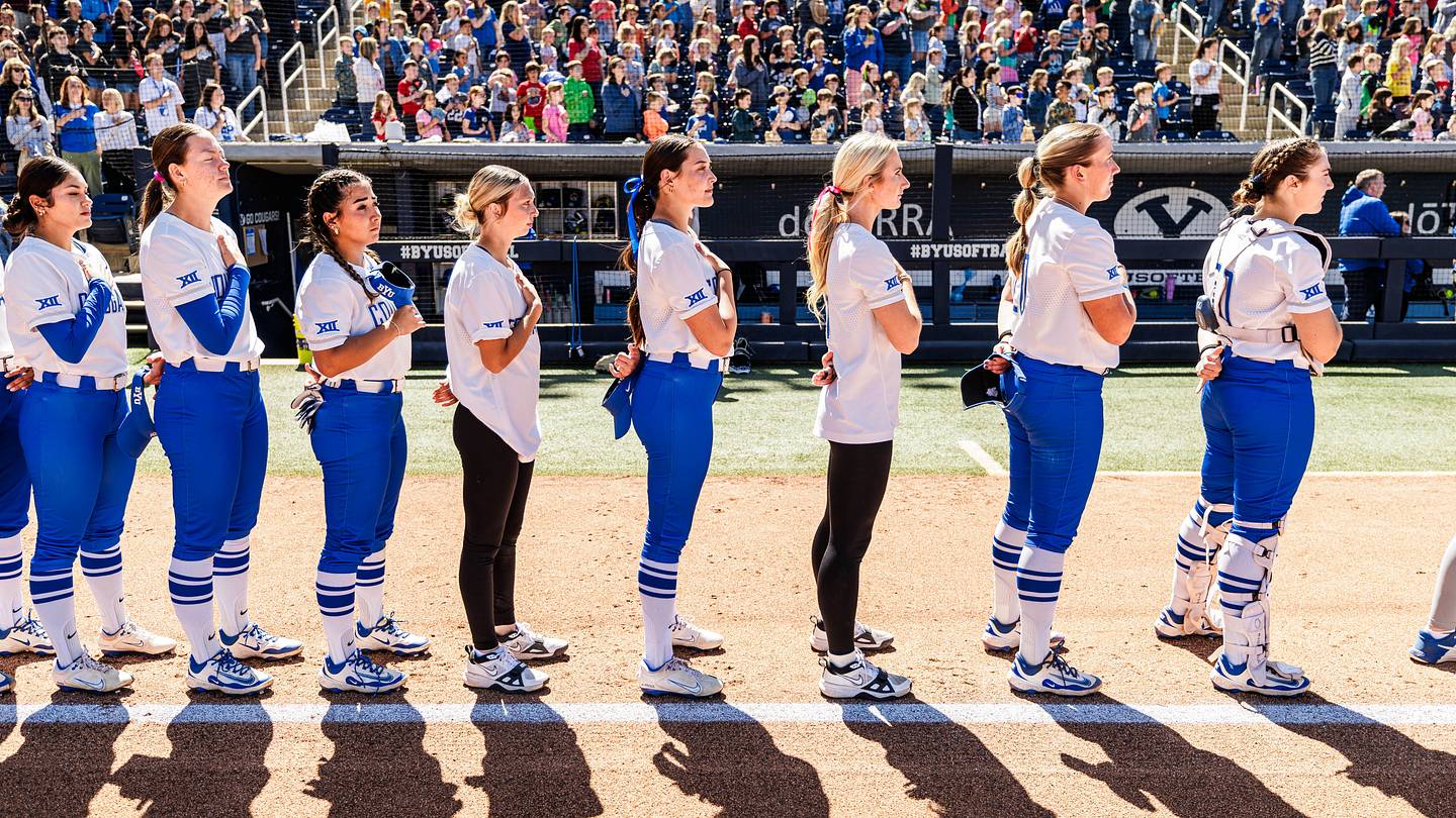 BYU Softball Rallies for Improbable Comeback Win Over Rival Utah