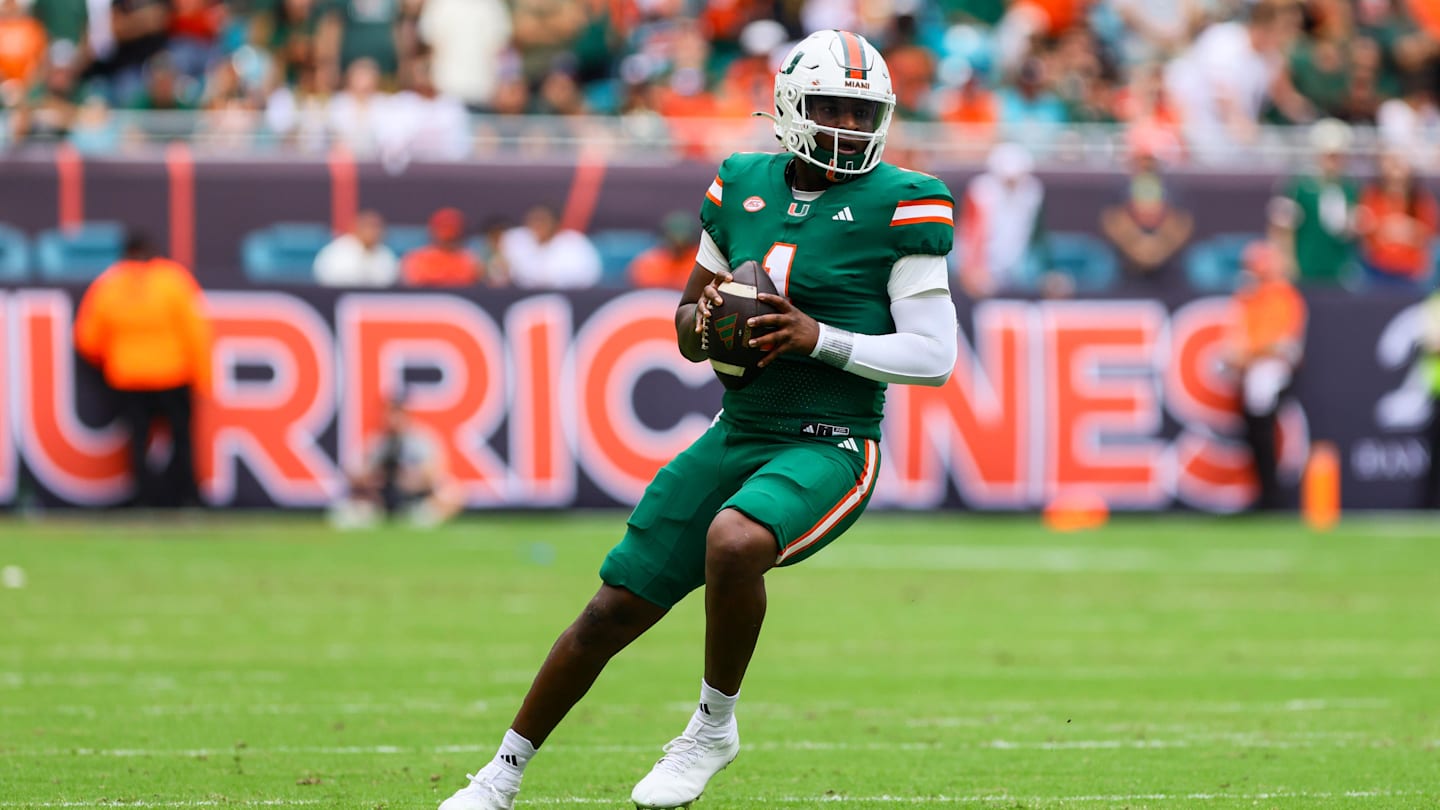 Cam Ward Ties An All Time Miami Quarterback Record In A Brillant Second Half