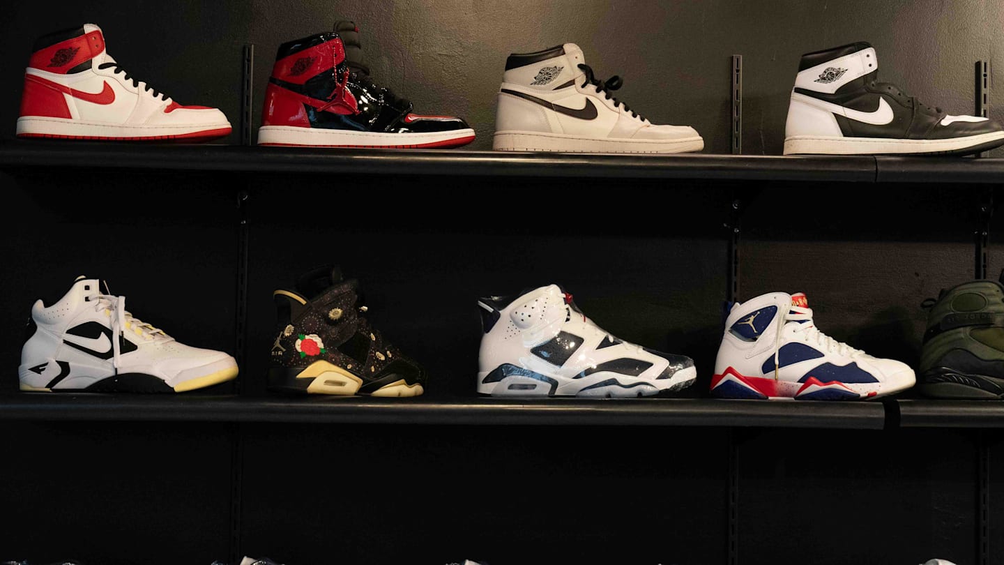$300,000 'Jordan Sneaker Room' part of massive house listing (PHOTOS)