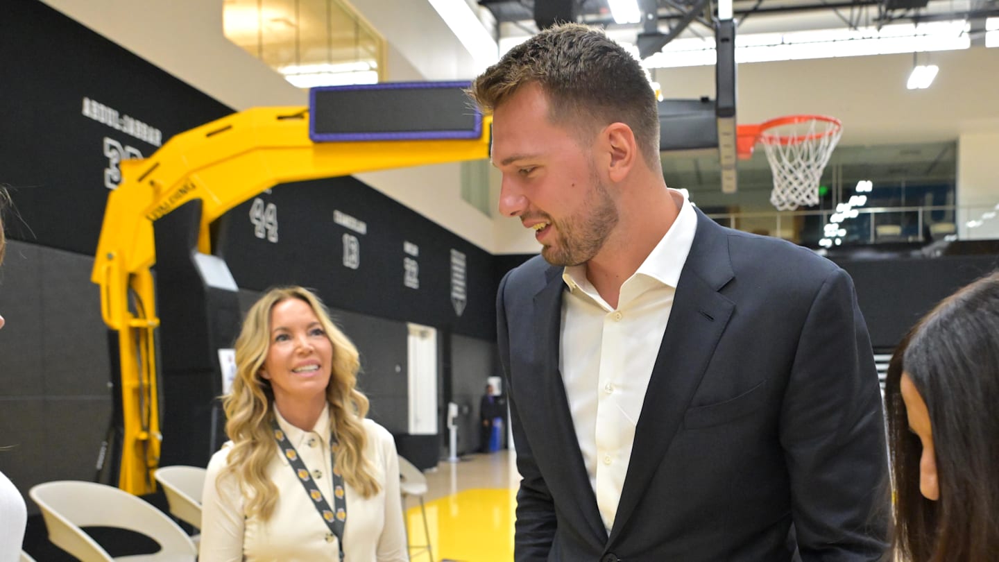 Lakers' Jeanie Buss Reveals She Noticed Different Luka Doncic During EuroBasket Trip