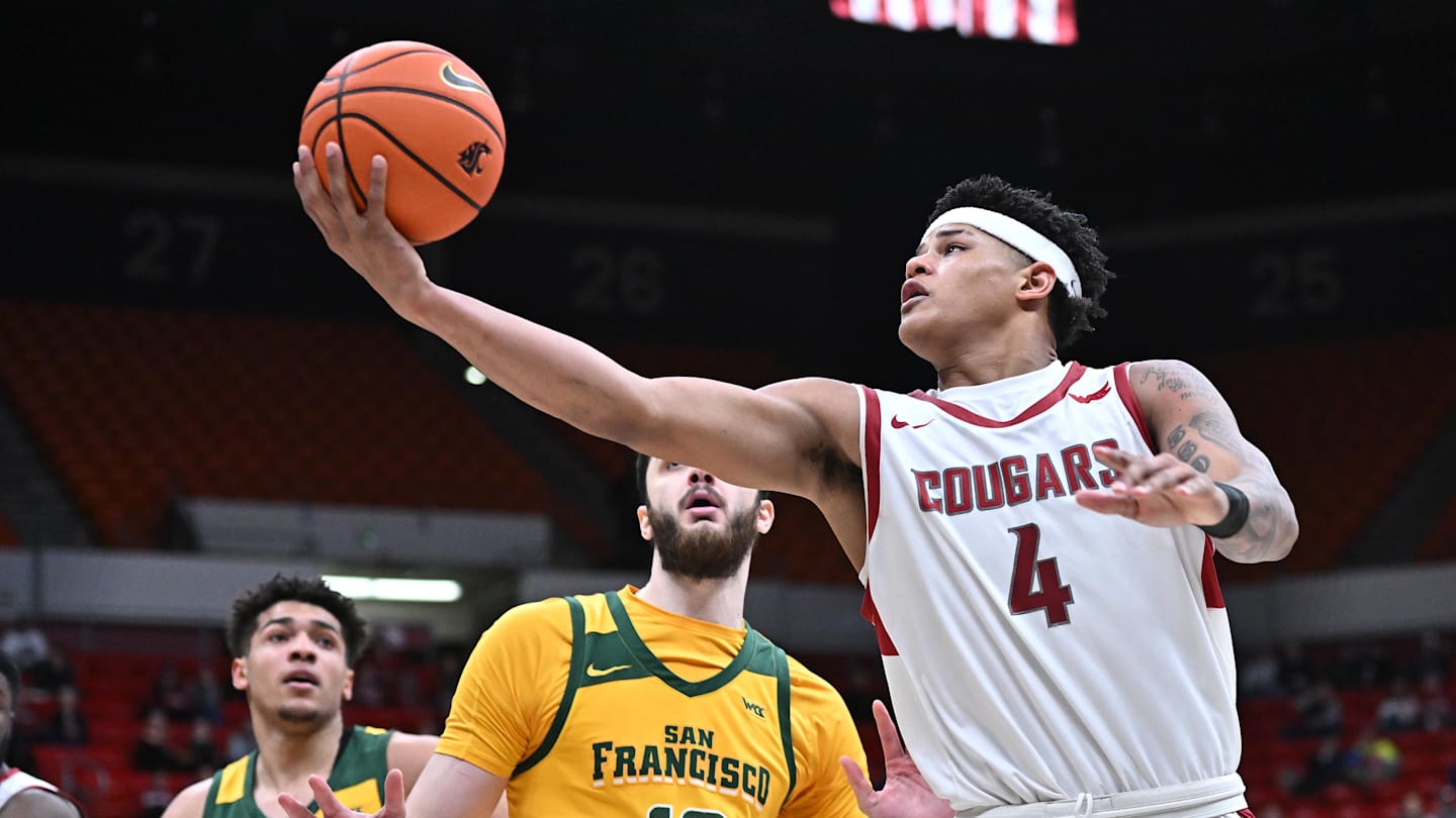 LeJuan Watts' Career Night Pushes Washington State Hoops Past San Francisco