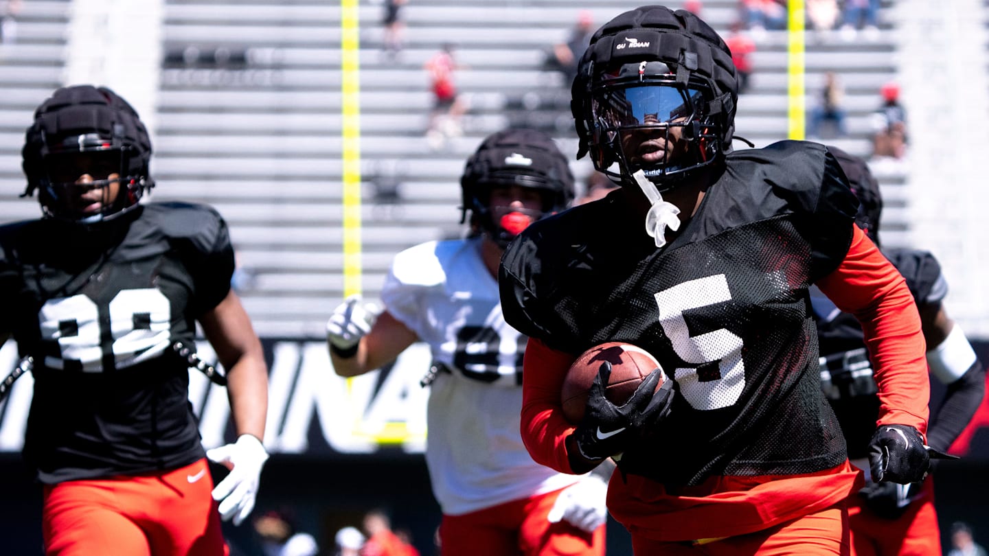 Watch: Bearcats Football Getting Work in at Nippert Stadium