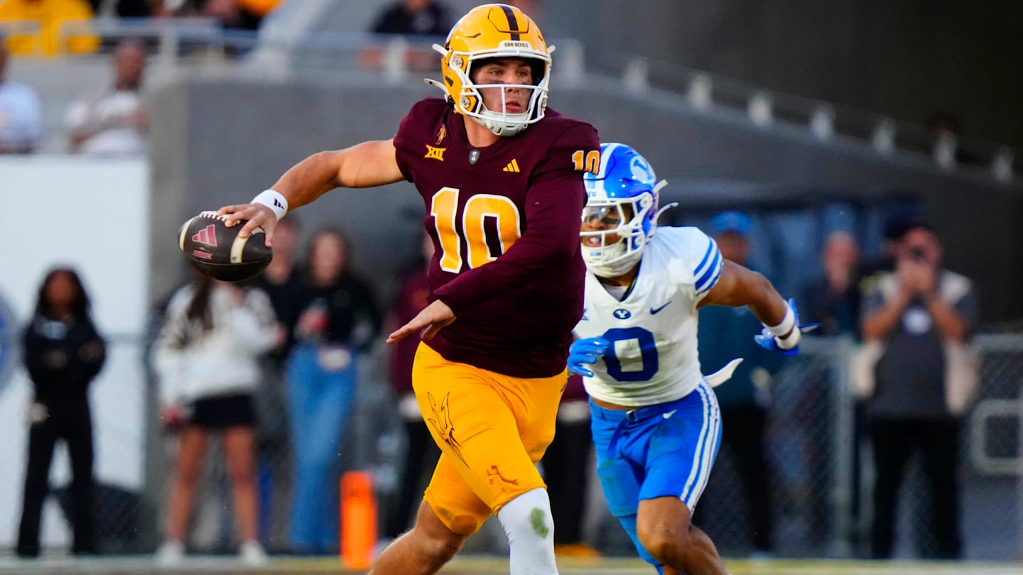 College football rankings: Arizona State ranked behind BYU in early ...