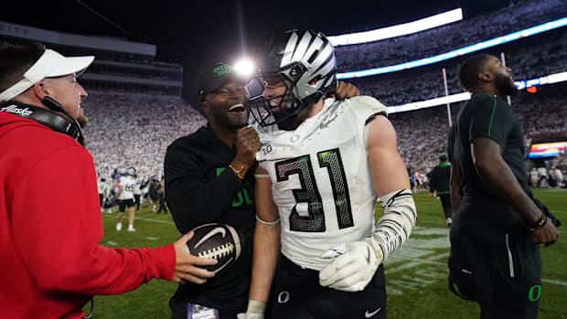 What Oregon Safety Dillon Thieneman Said About Iowa Quarterback Mark ...