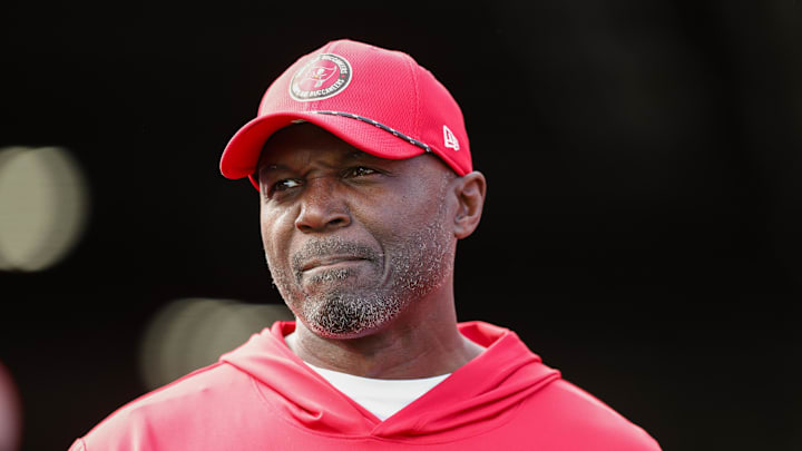 Tampa Bay Buccaneers' Todd Bowles Reacts to Deion Sanders Visiting Training Camp