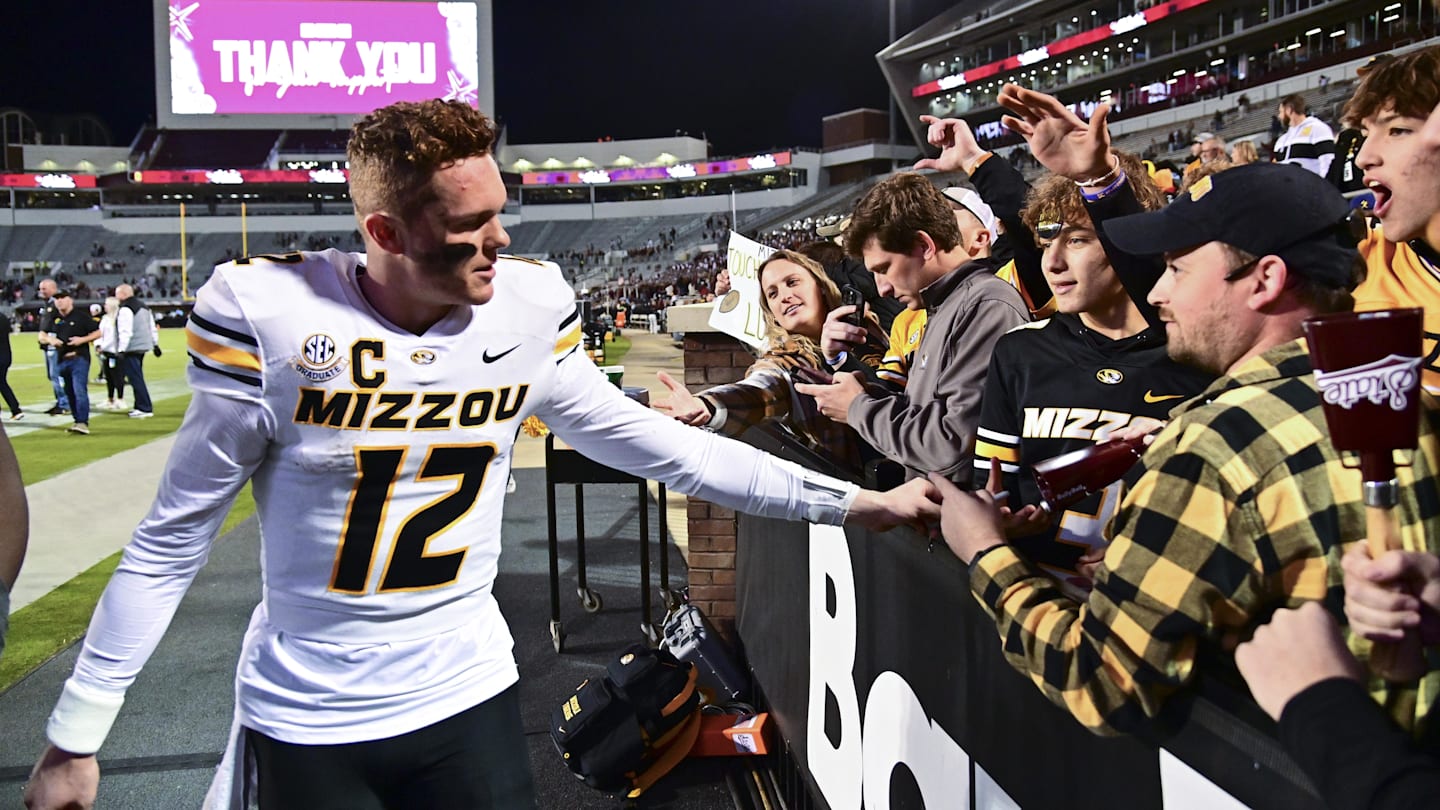 Brady Cook Shares Final Message for Mizzou Fans, Declares for NFL Draft
