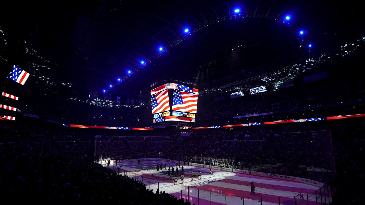 Donald Trump called the U.S. team ahead of Four Nations Face-Off final