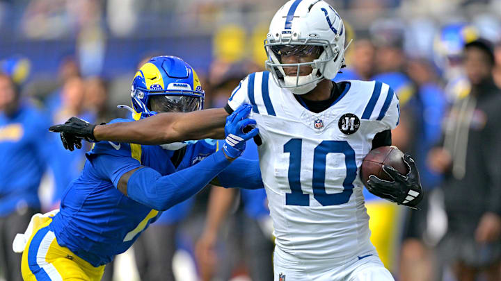 Adonai Mitchell to Have 'Limited Role' Against Las Vegas Raiders