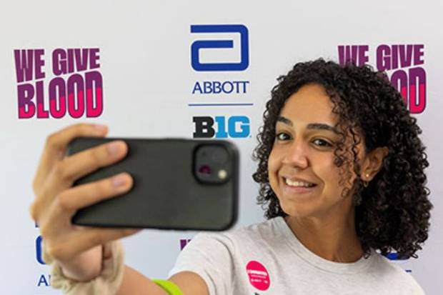Nebraska is closing the gap on Wisconsin in the Abbott/Big Ten Blood Drive
