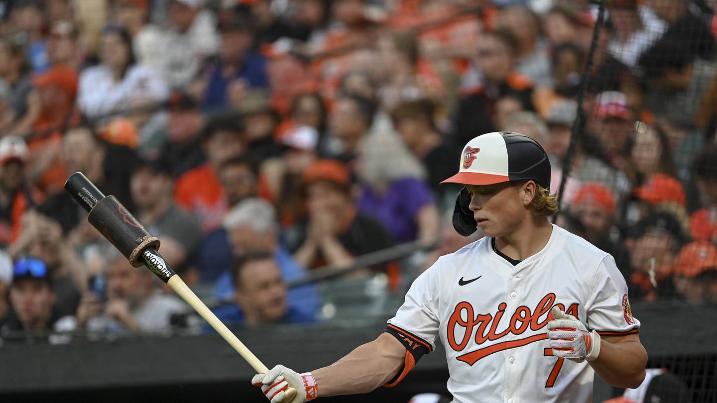 Baltimore Orioles' Jackson Holliday Blasts Grand Slam for 1st Home Run ...