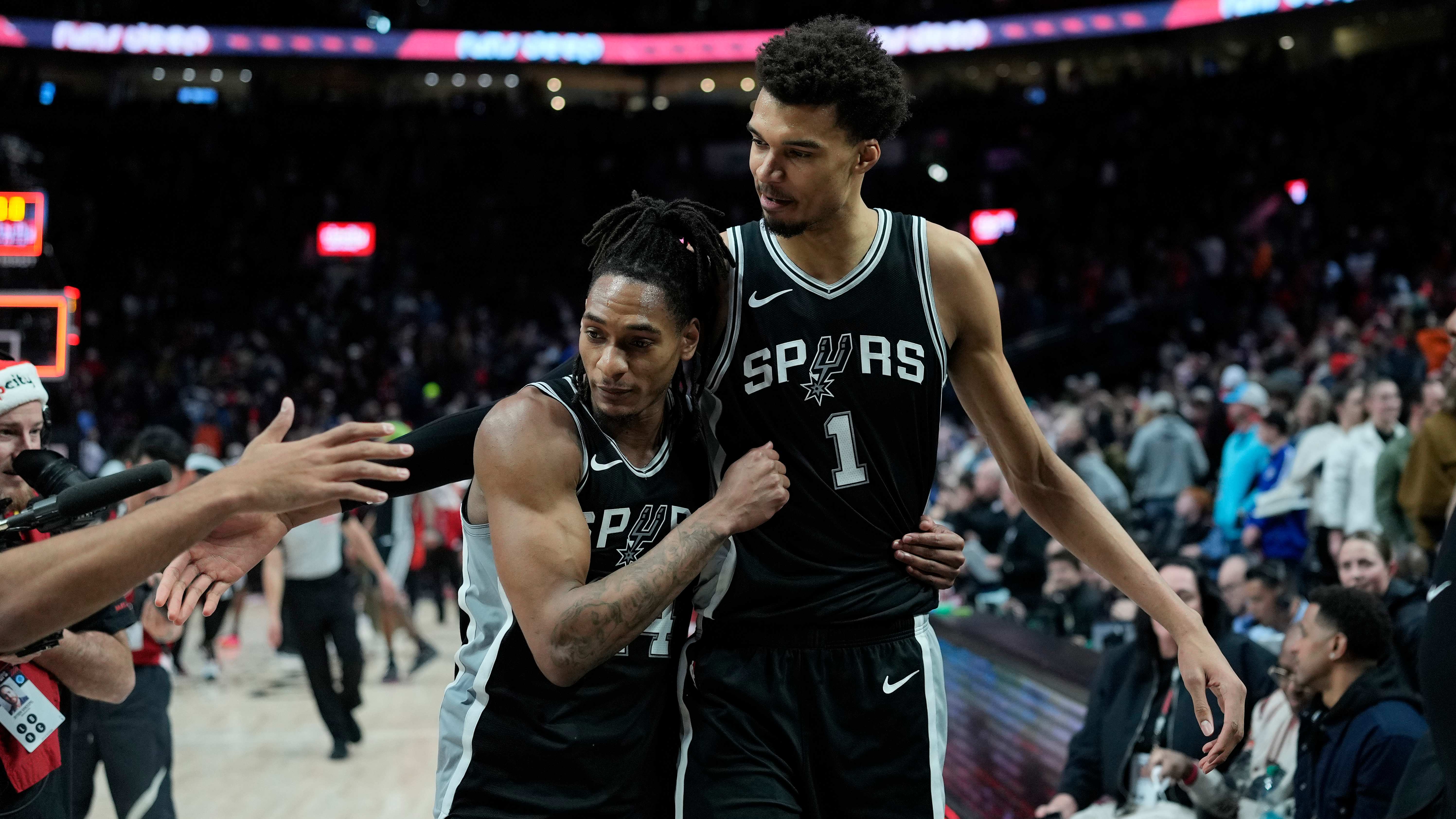 Wembanyama and original projected starters make explosive statement