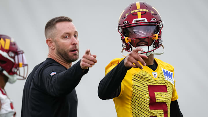 Kliff Kingsbury is pinning his head coaching hopes on Jayden Daniels