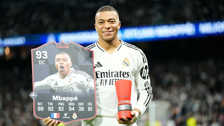 Kylian Mbappe Receives POTM Award Ahead Of Real Madrid vs Atletico Madrid