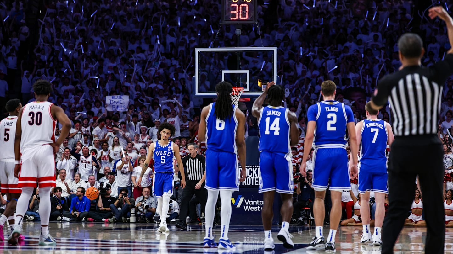 Three Duke Basketball Champs Attend Statement Blue Devil Win