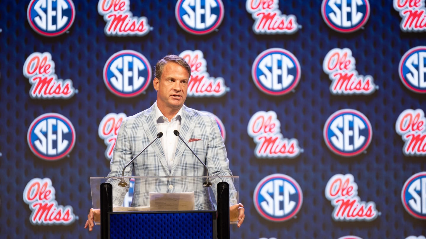 Ole Miss Rebels Coach Lane Kiffin High on Texas Longhorns 'Elite Roster ...