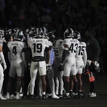 Michigan State Spartans Jaron Glover and Jack Velling establishing ...