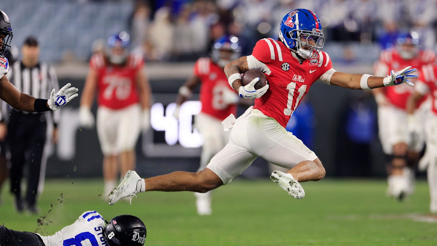 Ole Miss Football Wide Receiver Jordan Watkins Selected in 2025 NFL Draft
