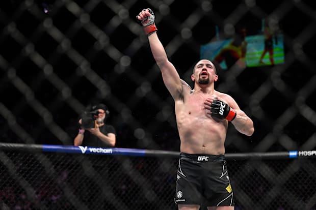 UFC bogeyman flattened Robert Whittaker’s teeth with savage choke