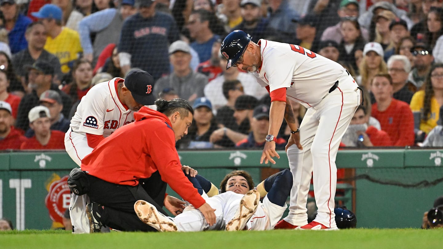 Boston Red Sox First Baseman Triston Casas Carted Off After Suffering Scary Injury