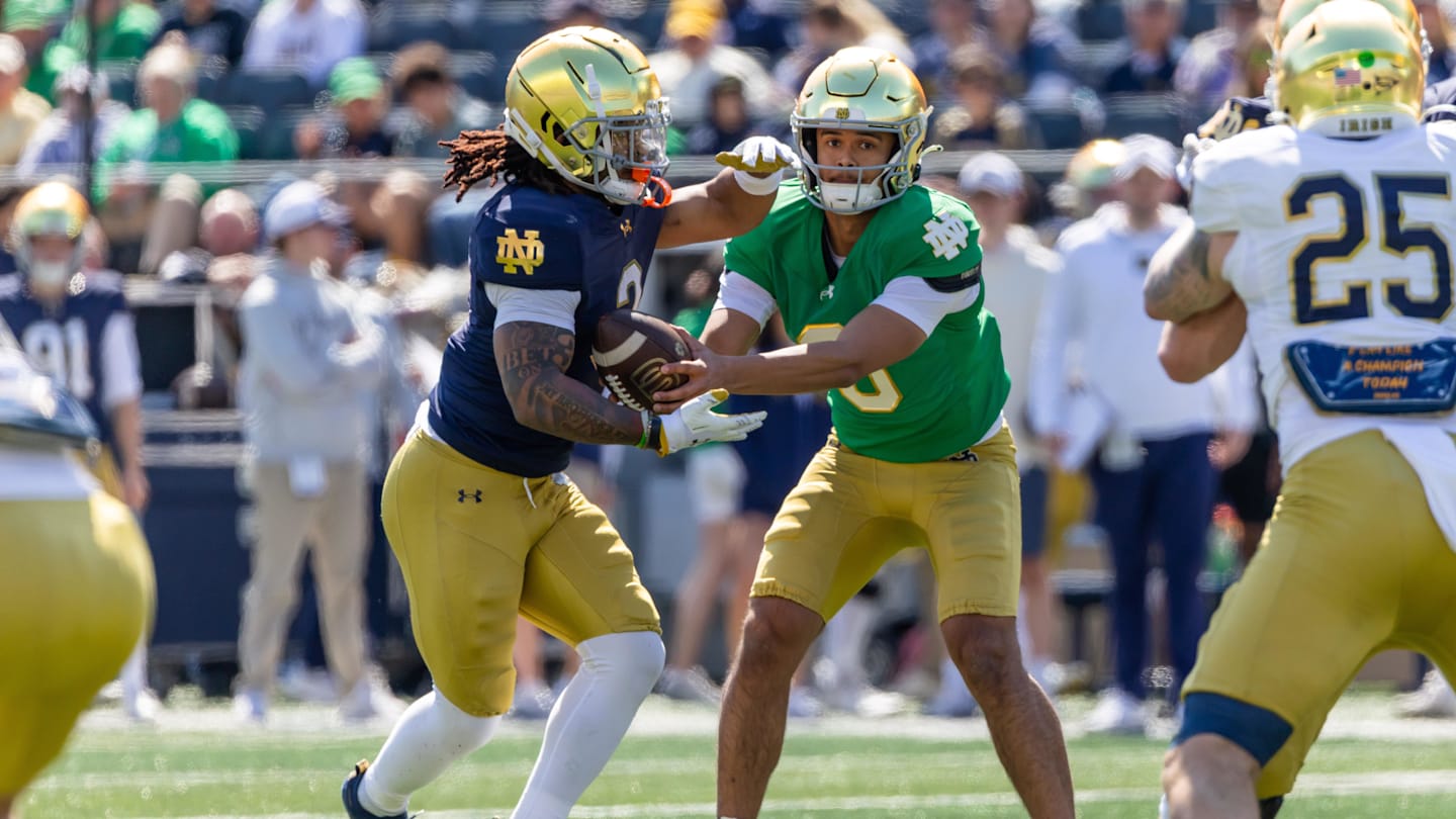 Which Running Back is Notre Dame Most Likely to Lose to Transfer Portal?