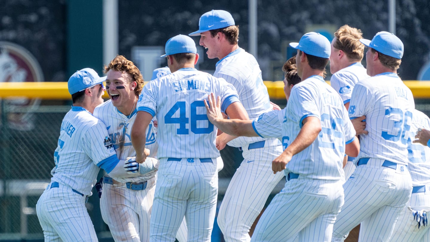 UNC Basketball Legend Watches Tar Heels Win CWS Opener