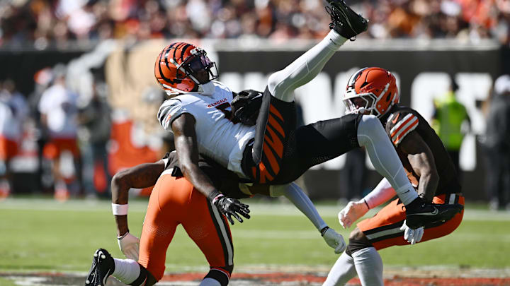 Cincinnati Bengals Take Multi-Score Lead Over Cleveland On Tee Higgins ...