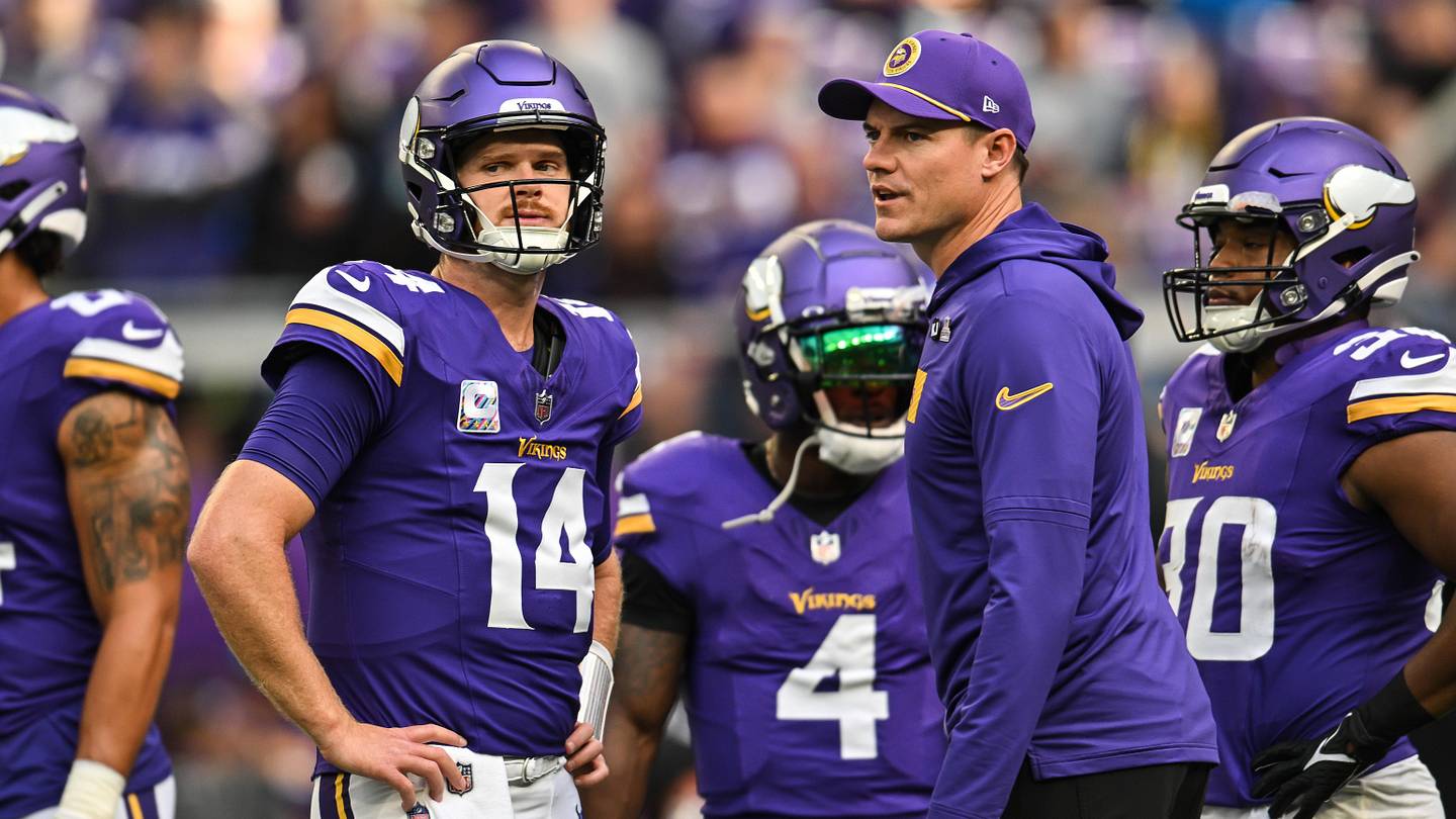 Minnesota Vikings' Sam Darnold Reacts To Division Loss To Detroit Lions ...