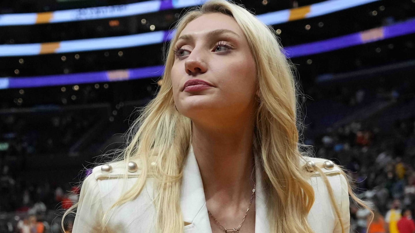 Cameron Brink flexes huge ice engagement ring in casual selfie