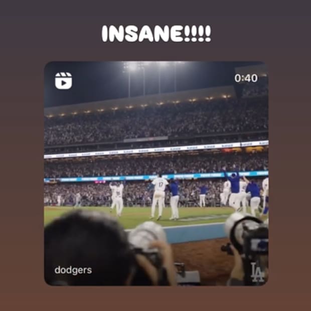 Tommy Edman's wife Kristen's 1-word reaction to Dodgers World Series ...