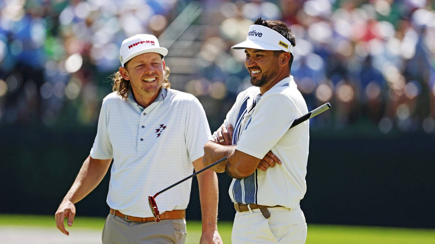 Jason Day rocks all-black Malbon fit for The Masters Par 3 Contest ...