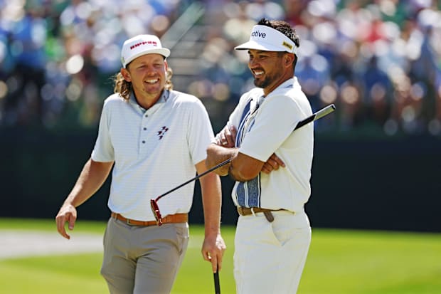 Jason Day rocks all-black Malbon fit for The Masters Par 3 Contest ...