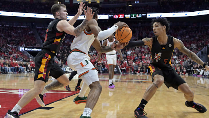 Shorthanded Louisville Men's Basketball Avoids Upset, Holds Off Miami